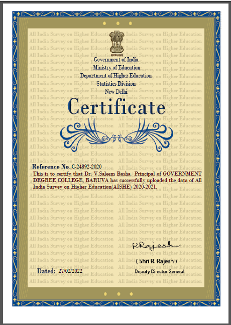 |Government Degree College, Baruva